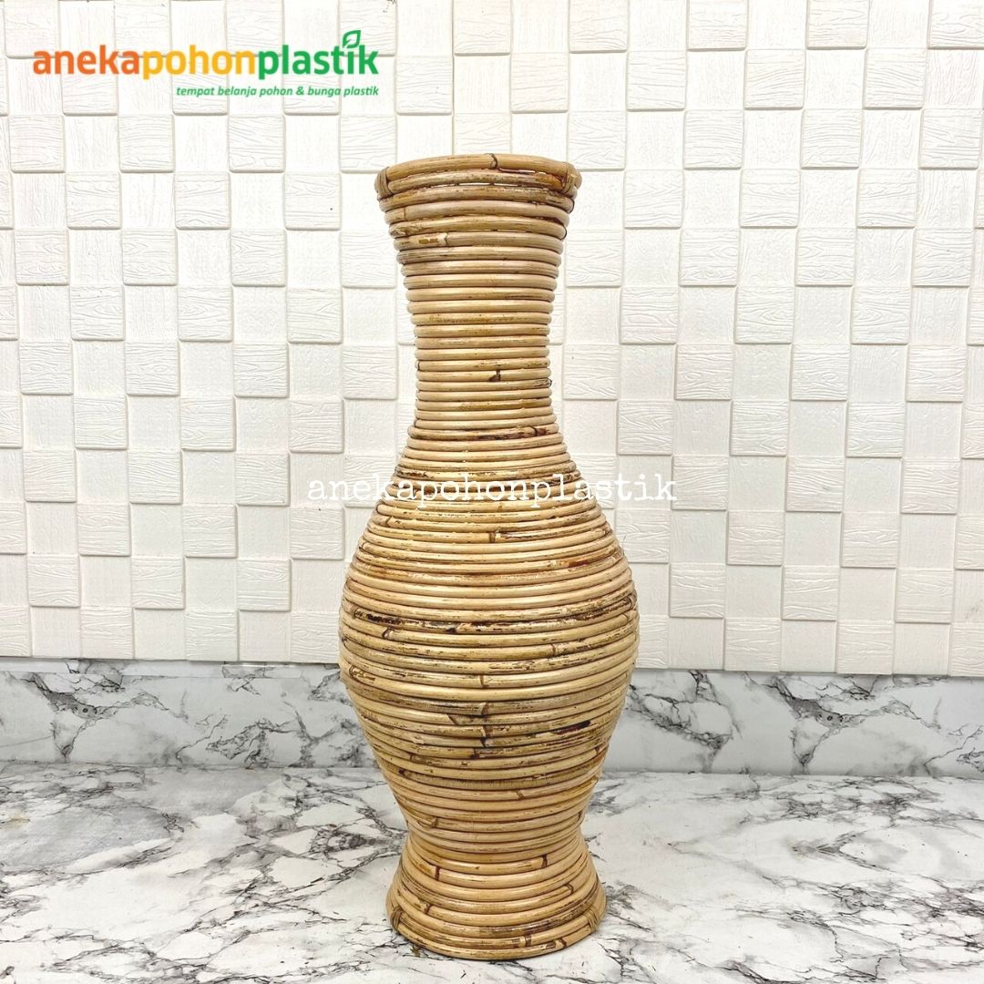 Guci Rotan T50 Vas Gucci Pot Bunga Tanaman Artificial Dekorasi Rumah Dekorasi Ruangan Aesthetic ...