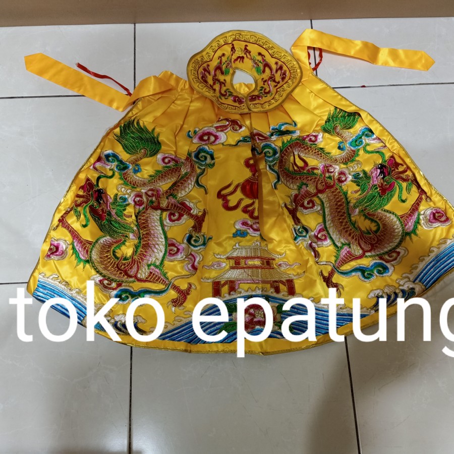 baju patung dewa naga timbul bordir - 24 inch - Kuning | Lazada Indonesia