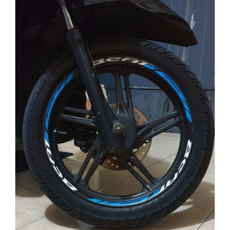 Terbaru sticker velg beat stiker veleg motor beat semua tipe | Lazada ...