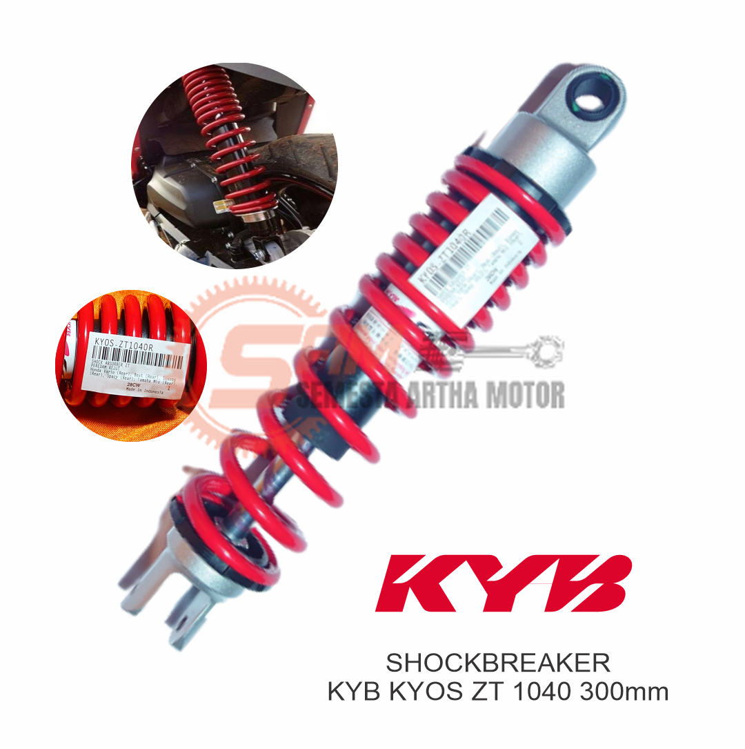 Shockbreaker KYB Zeto ZT1040 300mm Motor Matic Mio Vario Beat Shock Belakang Scooter | Lazada ...