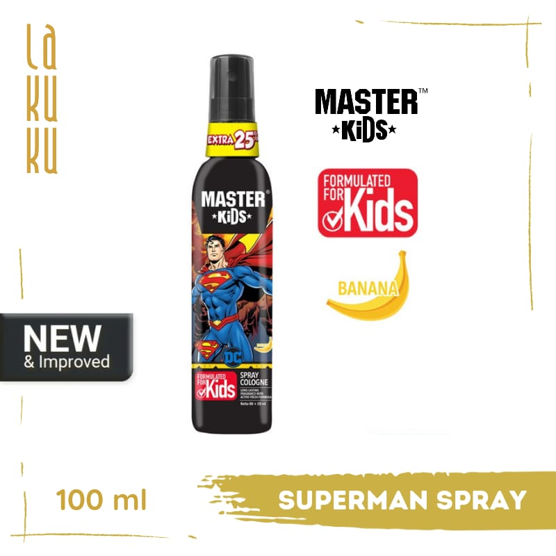 Lakuku - Master Kids Superhero Cologne Spray 100ml Parfum Anak Wangi ...