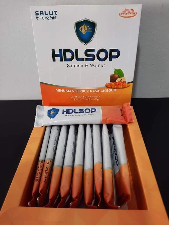 HDLSOP / HDL-SOP 12 Sachet Original - Minuman kolagen tripeptide salmon ...