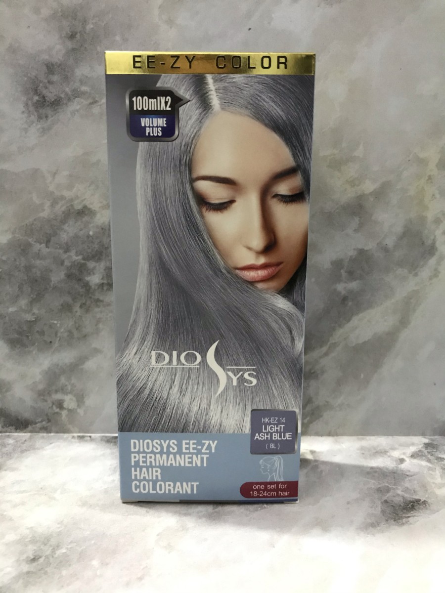 Diosys Hair Colouring Set Light Ash Blue 100ml | Lazada Indonesia