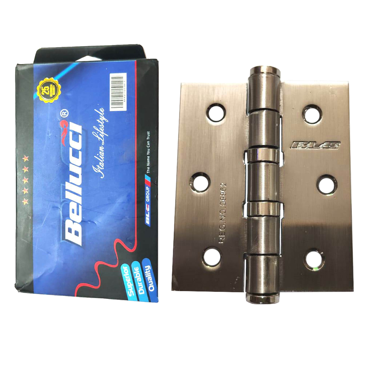 MB - Engsel Pintu Bellucci 3" Inci SN / Engsel Jendela Stainless Hinge ...