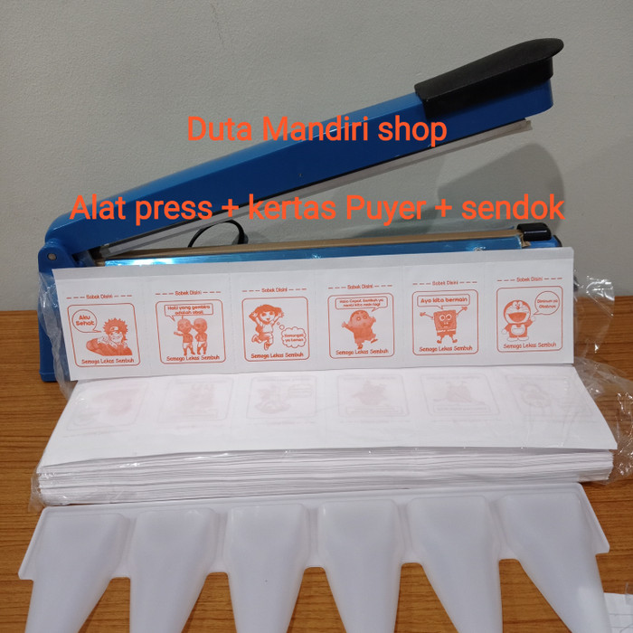 Alat Press Kertas Puyer Obat Kartun Sendok Puyer Paket | Lazada Indonesia