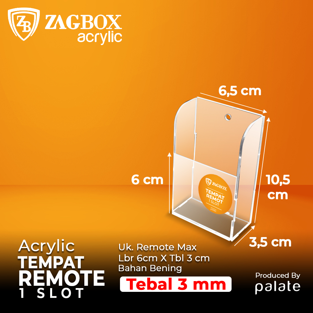 Acrylic Tempat Remote - Akrilik Tempat Remote AC/TV - 1 Slot | Lazada ...