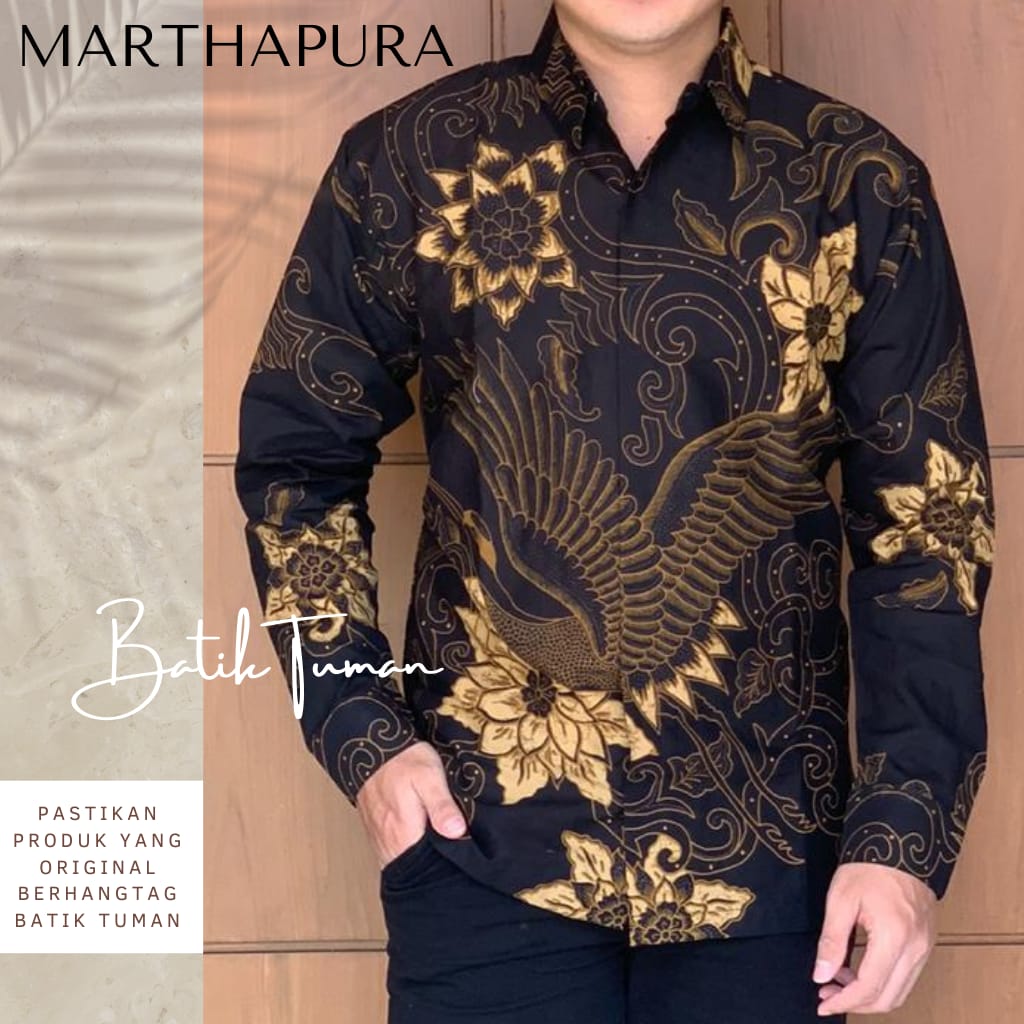 MARTHAPURA / Kemeja Batik Dasar Hitam / Kemeja Batik Pria Lapis Furing ... MARTHAPURA / Kemeja Batik Dasar Hitam / Kemeja Batik Pria Lapis Furing ...