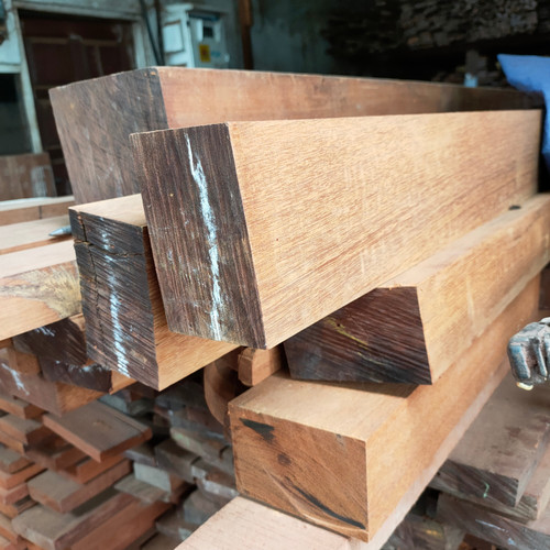 ( bisa custom ukuran lain ) kayu ulin ukuran 3 x 10 x 100 cm | Lazada ...