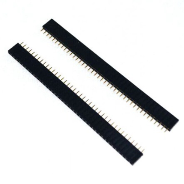 female header - Female Header Pin 2.54mm 40 pin 1x40P Socket 1 Row ...