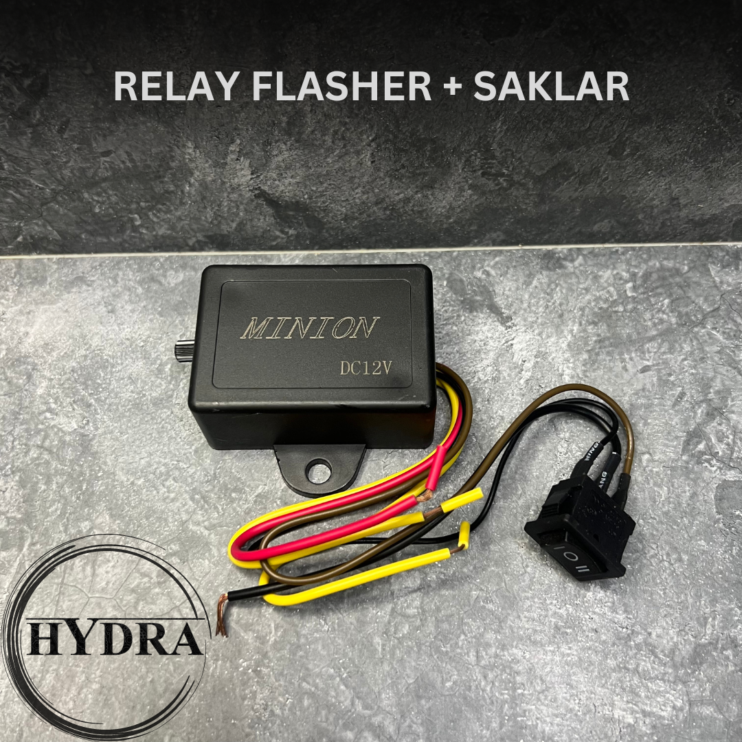 MODUL LAMPU HAZARD SEIN + SAKLAR RELAY FLASHER LAMPU SEIN HAZARD ...