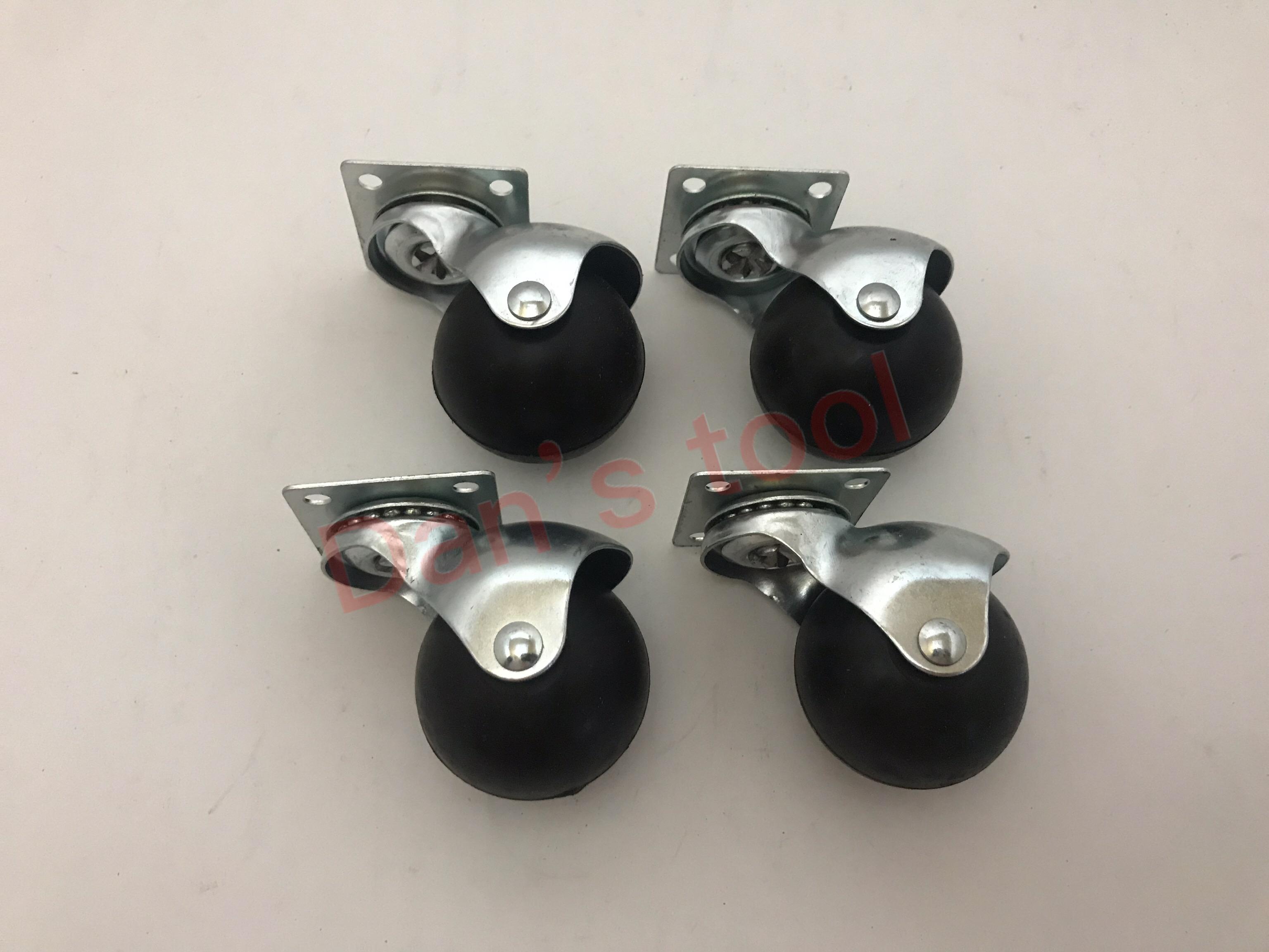 Roda Karet Caster Bulat 2 inch Roda Etalase / Sofa / Ranjang | Lazada ...