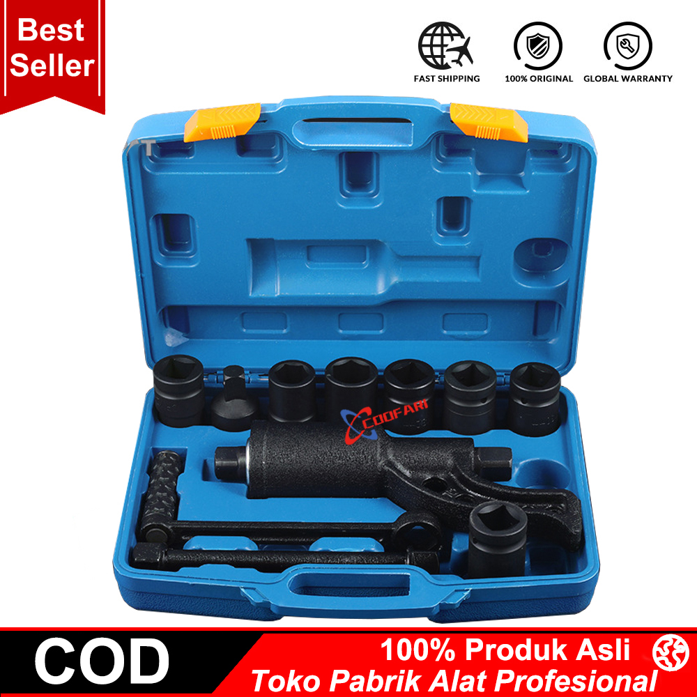 Kunci Torsi Roda Putar Ban Truck Fuso - Impact Manual Truk 1:65 dengan ...