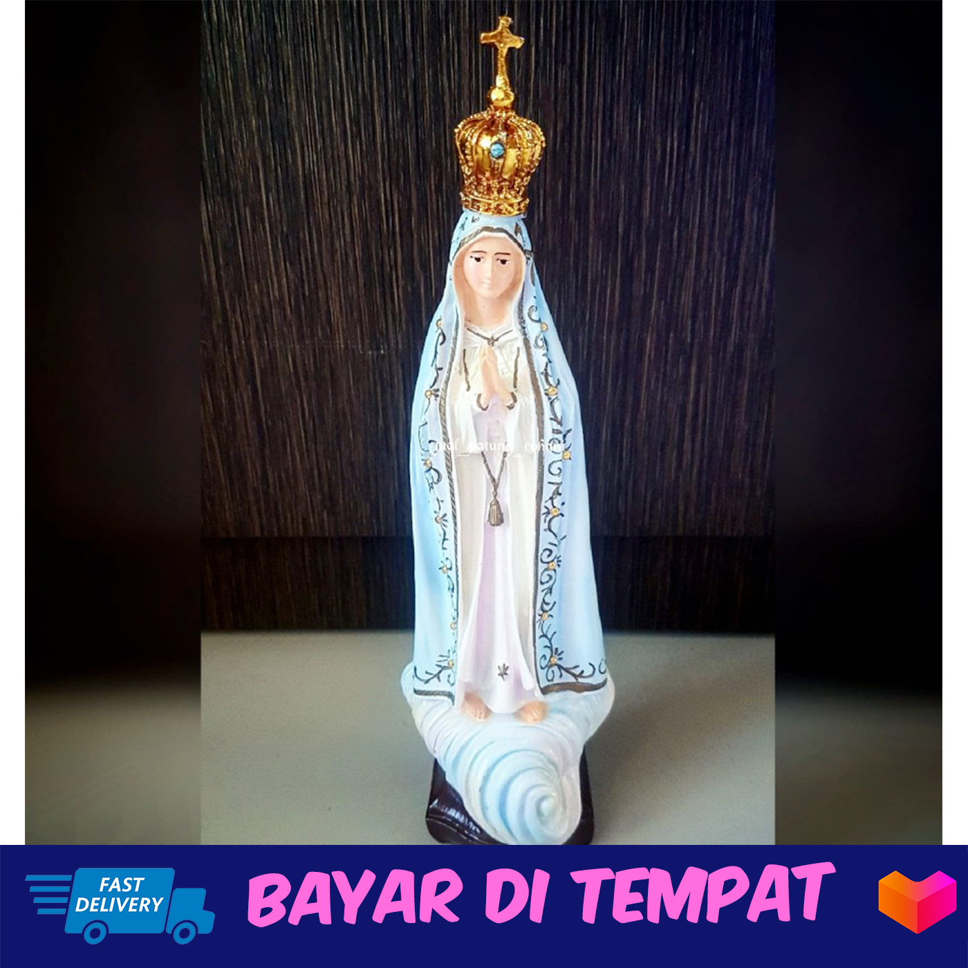 Patung Bunda Maria Nazareth Natal Tinggi 32 cm / Salib Yesus | Lazada ...