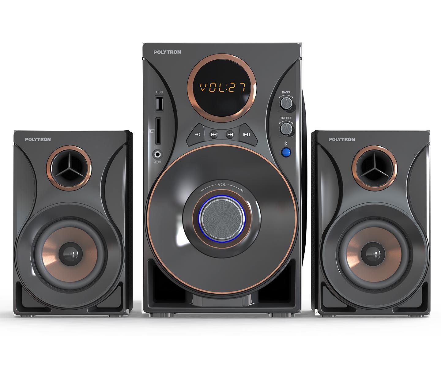 Speaker Polytron Pma 9310 Pma9310 Bluetooth Aux Usb 100 Ori