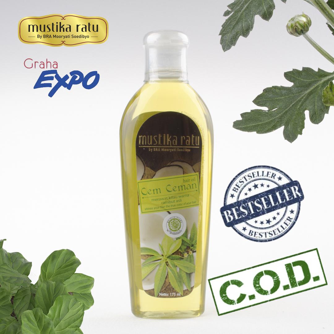 Minyak Cem-Ceman Mustika Ratu 175ml Cem Ceman Minyak Kusuk Balur Rambut ...
