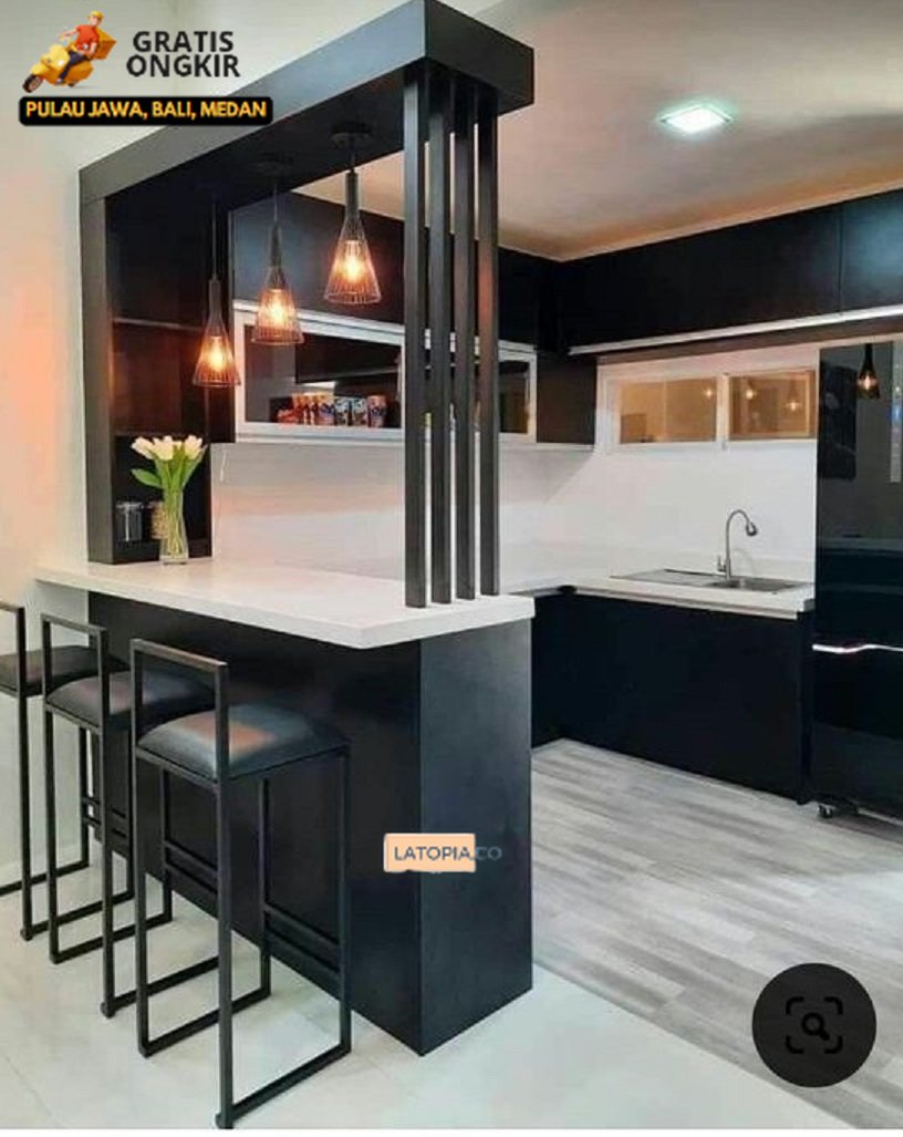 Meja Bar luxury apartemen desaind 120/150 cm (Non Rakitan interior ...