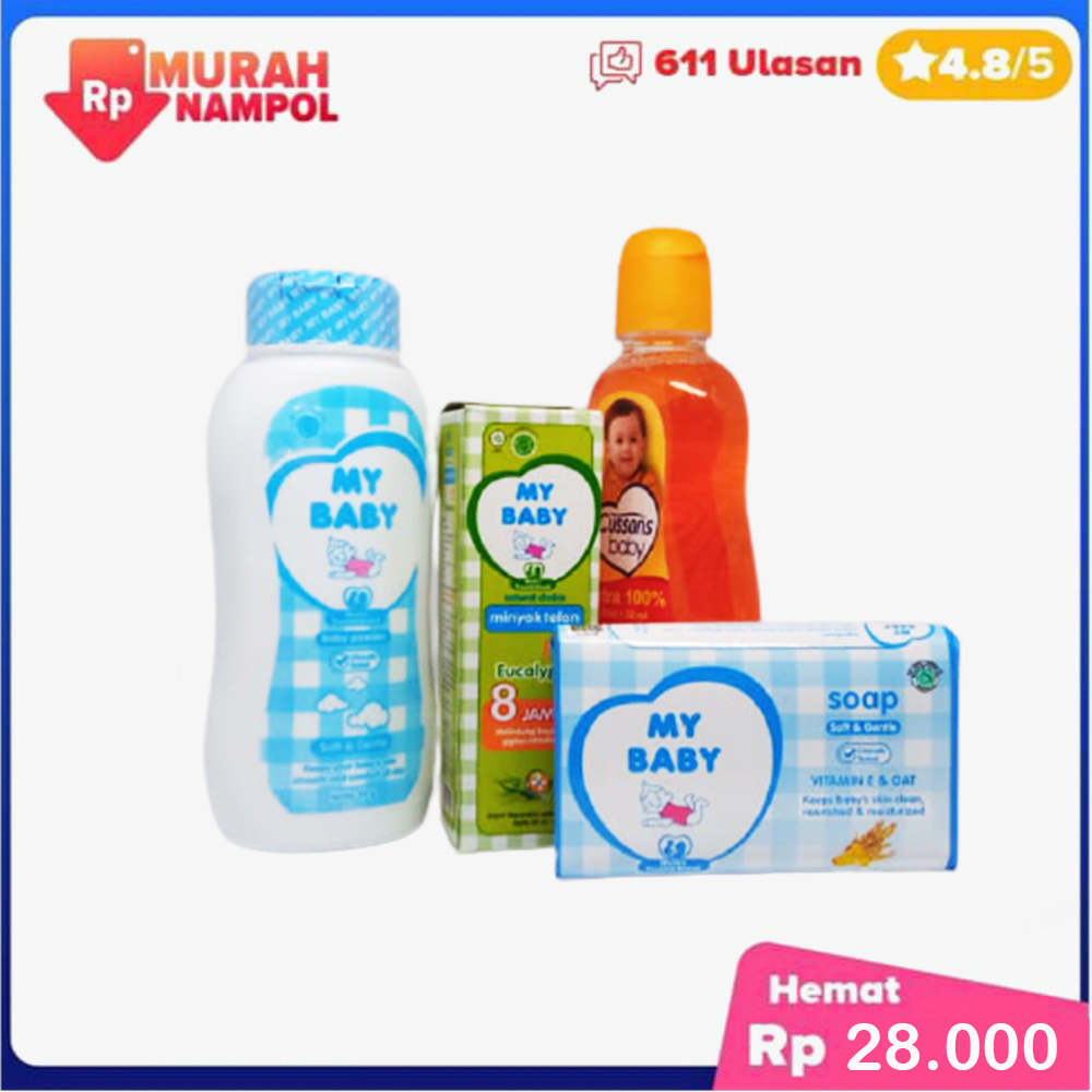Paket Perlengkapan Mandi Bayi/Perawatan Bayi/My Baby Set/Shampoo ...