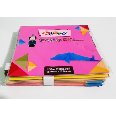Kertas Origami Forte 16 x 16 cm / Kertas Origami Double Side / Kertas ...