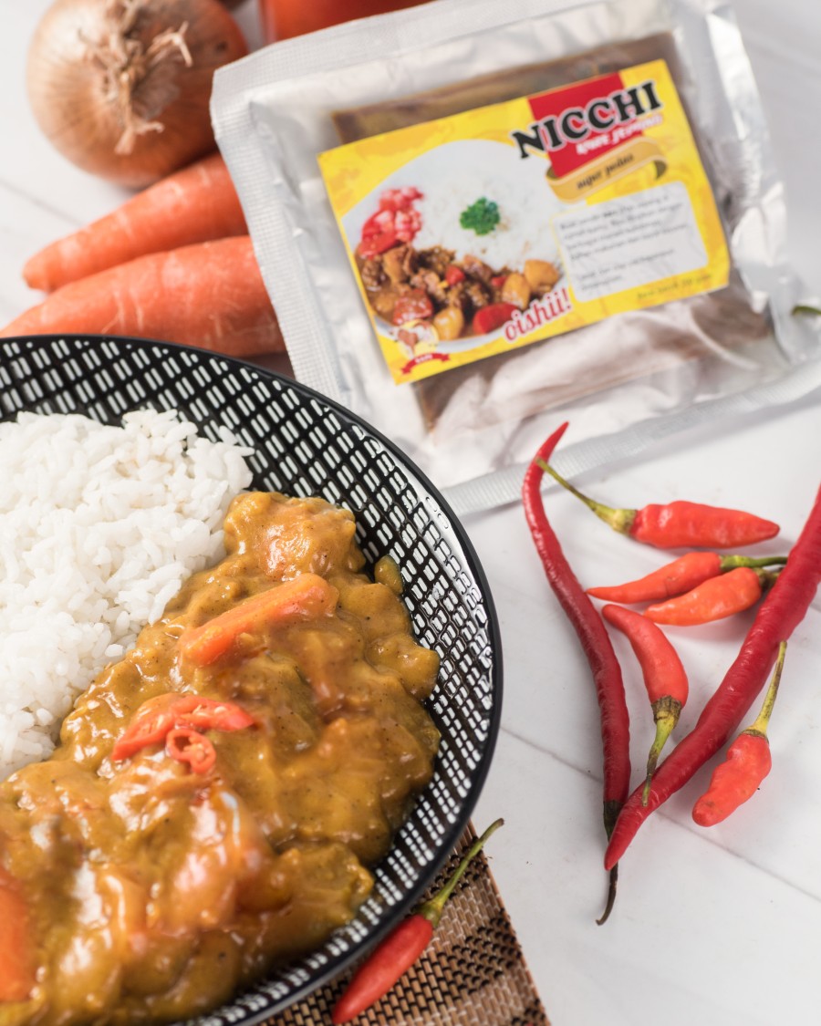 Nicchi Bumbu Kare / Kari Sapi Jepang 200gr - Halal - Japanese Cow Curry ...