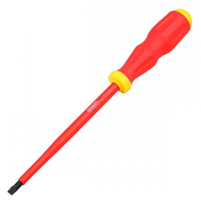 Stanley VDE Screwdriver Minus 10X200mm - 65-971 - Obeng Listrik ...