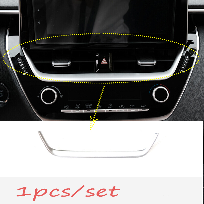 Car Navigation Strip Cover Trim Frame Sticker for Toyota Corolla E210 ...