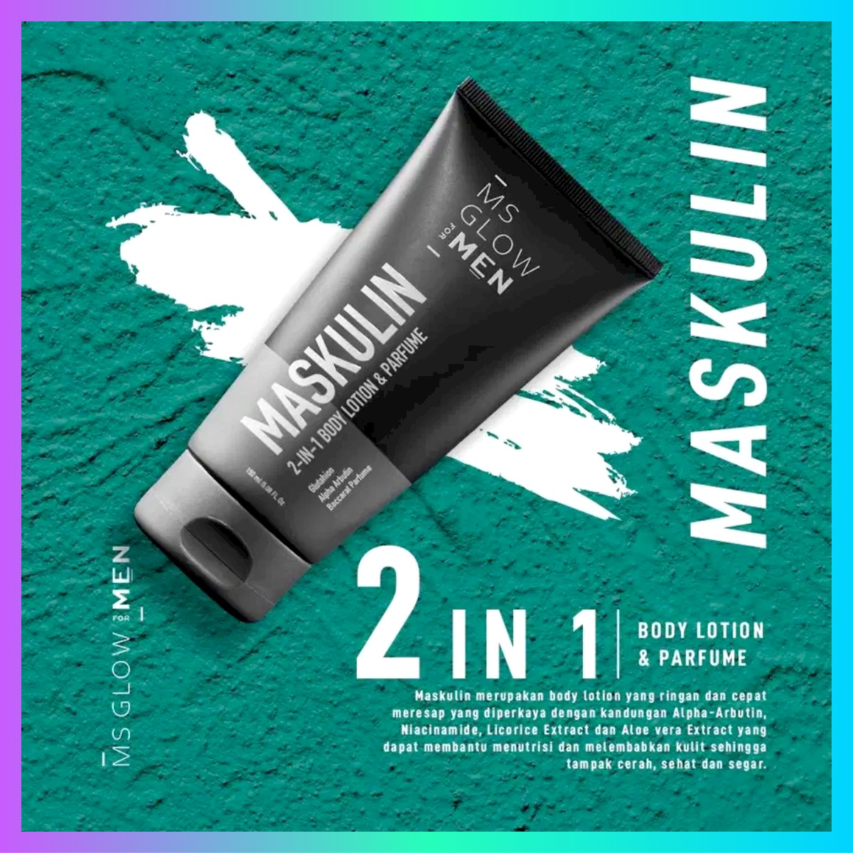 Maskulin For Men Ms Glow / Perawatan Wajah dan Body Pria | Lazada Indonesia