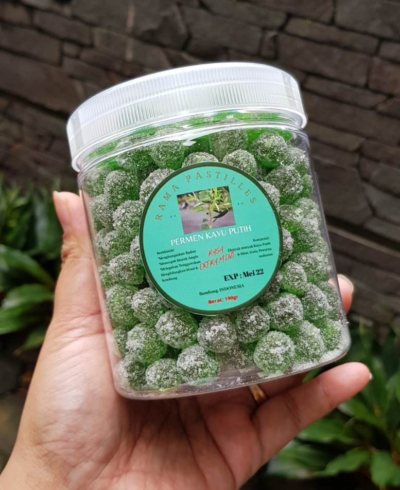 PERMEN KAYU PUTIH, BUAH DAN JAHE BOTOL ISI 480 GRAM Permen kayu putih ...