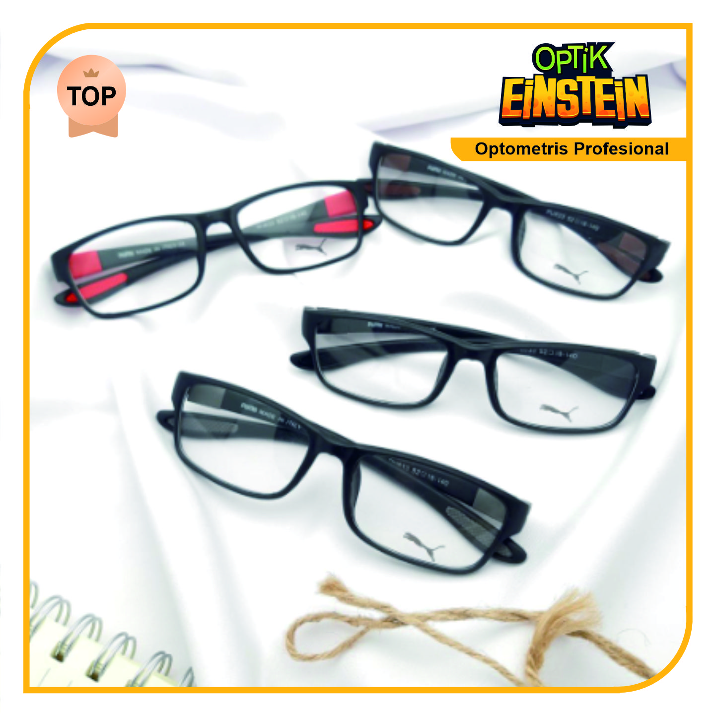 Optik Einstein Kacamata Komputer Anti Radiasi/lensa minus/cylinder/plus ...