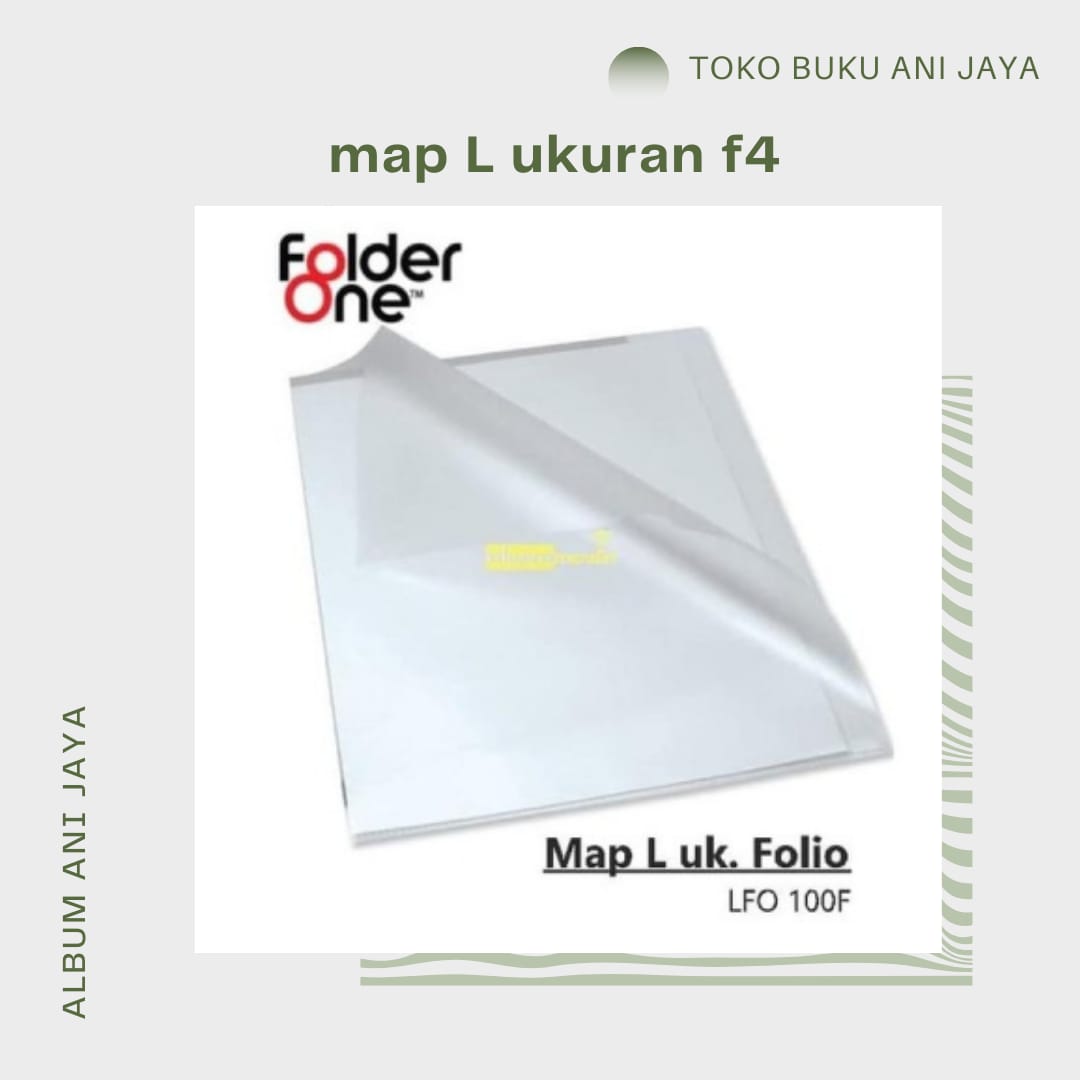 Map L / Map Bening Folder One Ukuran F4 | Lazada Indonesia