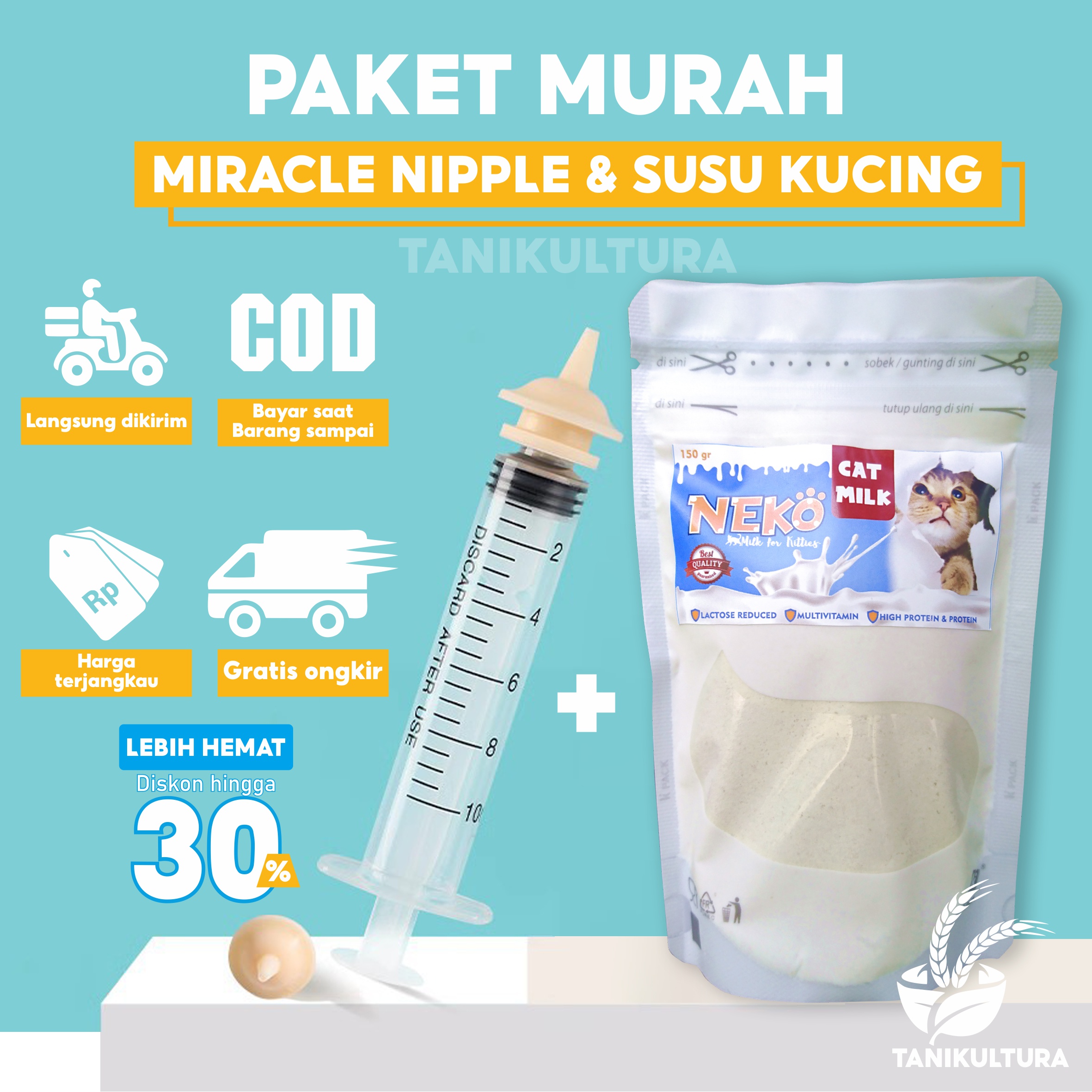 Dot Kucing dan Susu Kucing 0 - 12 Bulan Paket Dot Susu Anak Kucing Bayi ...