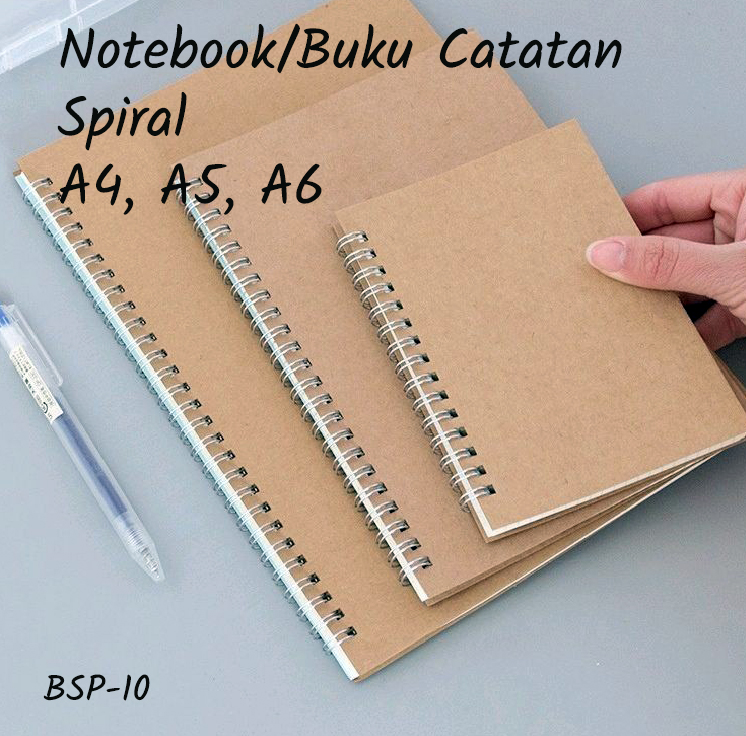 Buku Catatan Notes Ukuran A6 A5 A4 isi 50 Lembar/ 100 halaman | Lazada ...