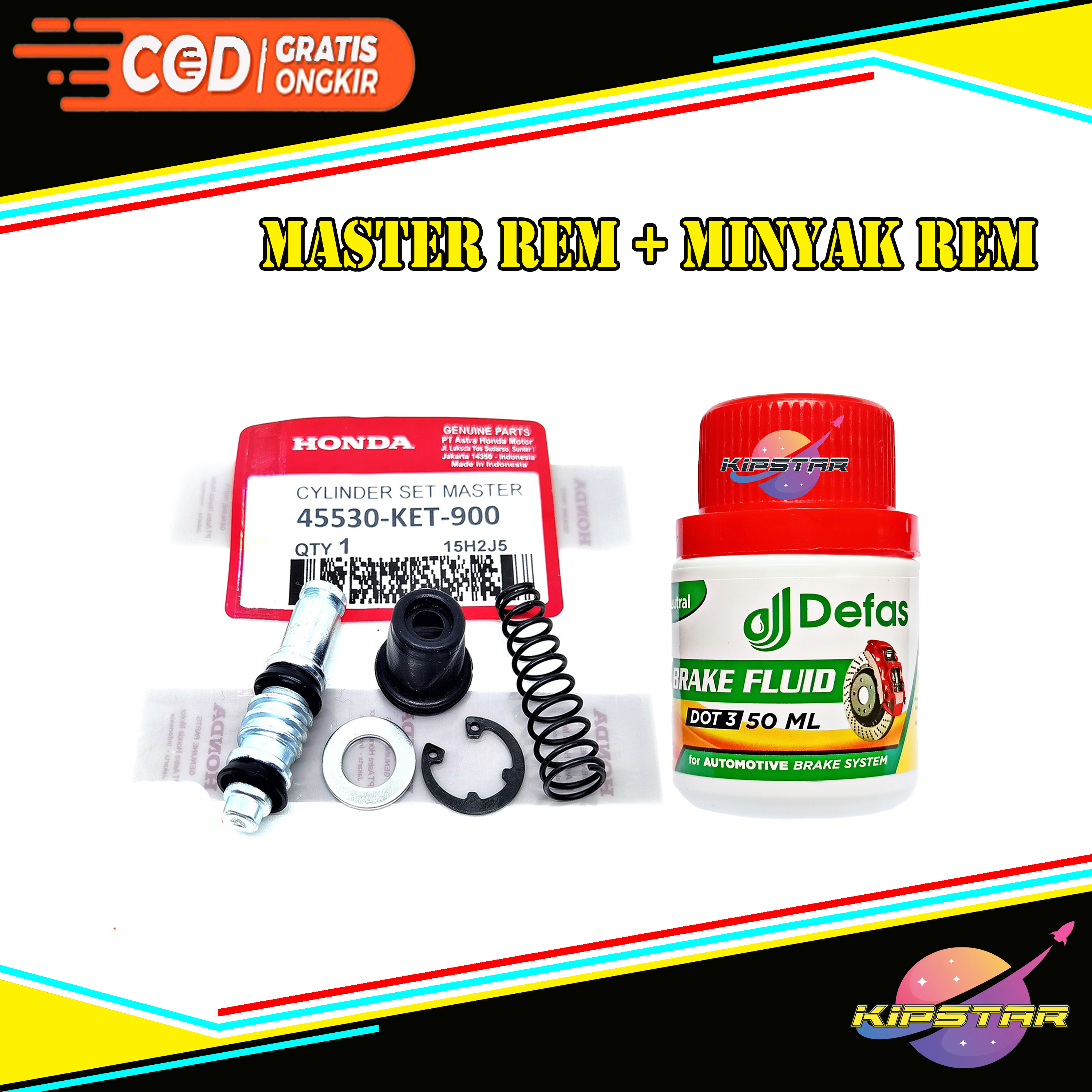 PAKET MASTER REM SUPRA KARISMA SUPRA X 125 SUPRA FIT MEGAPRO SHOGUN ...