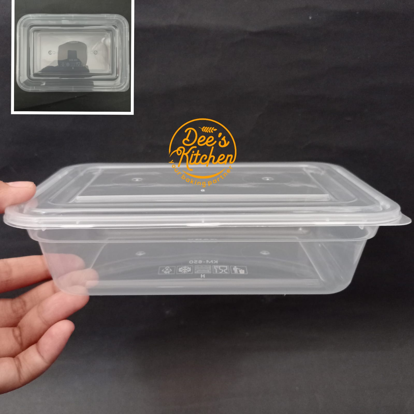 Thinwall Gaby Rectanguler 650ml/ Container makanan - (isi 5 pcs ...