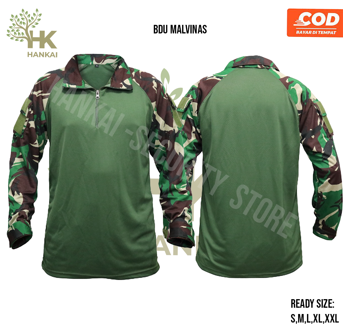 Kaos Tactical BDU Loreng Malvinas TNI AD lengan panjang|Baju Tactical | BDU malvinas loreng TNI ...