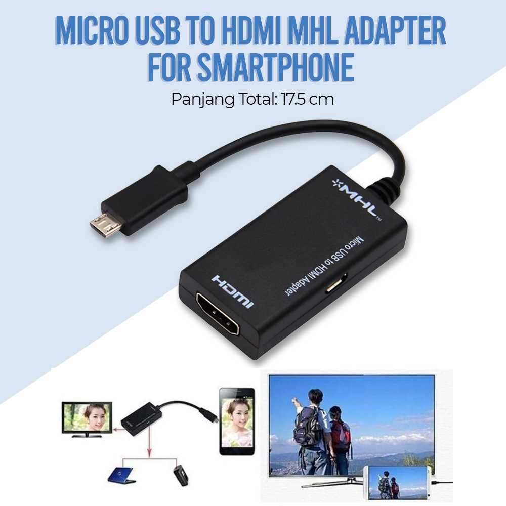 ROBOTSKY TYPE C Micro USB to HDMI MHL Adapter for Smartphone - S2 ...