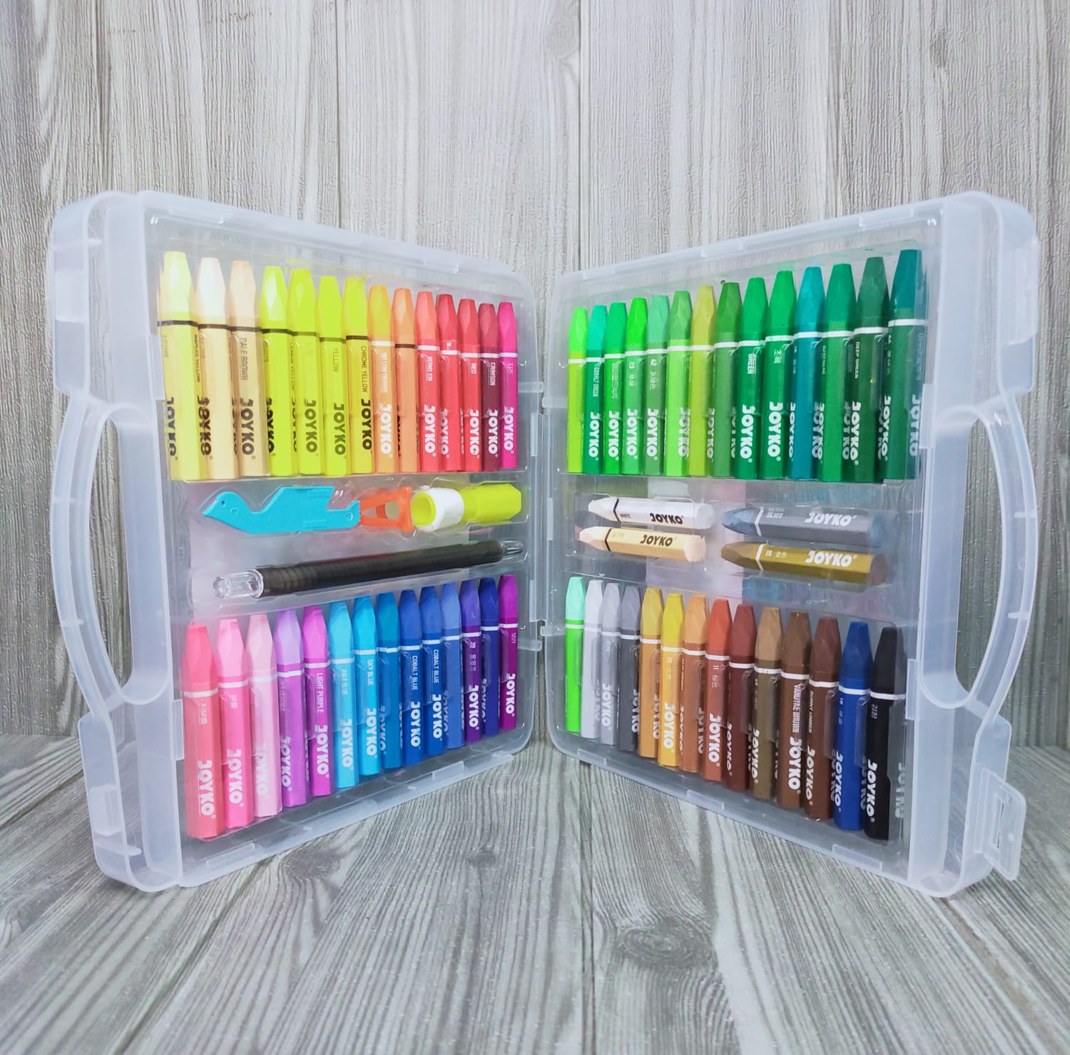 crayon titi isi 55 warna isi dalam satu kotak 55 warna crayon titi buat ...