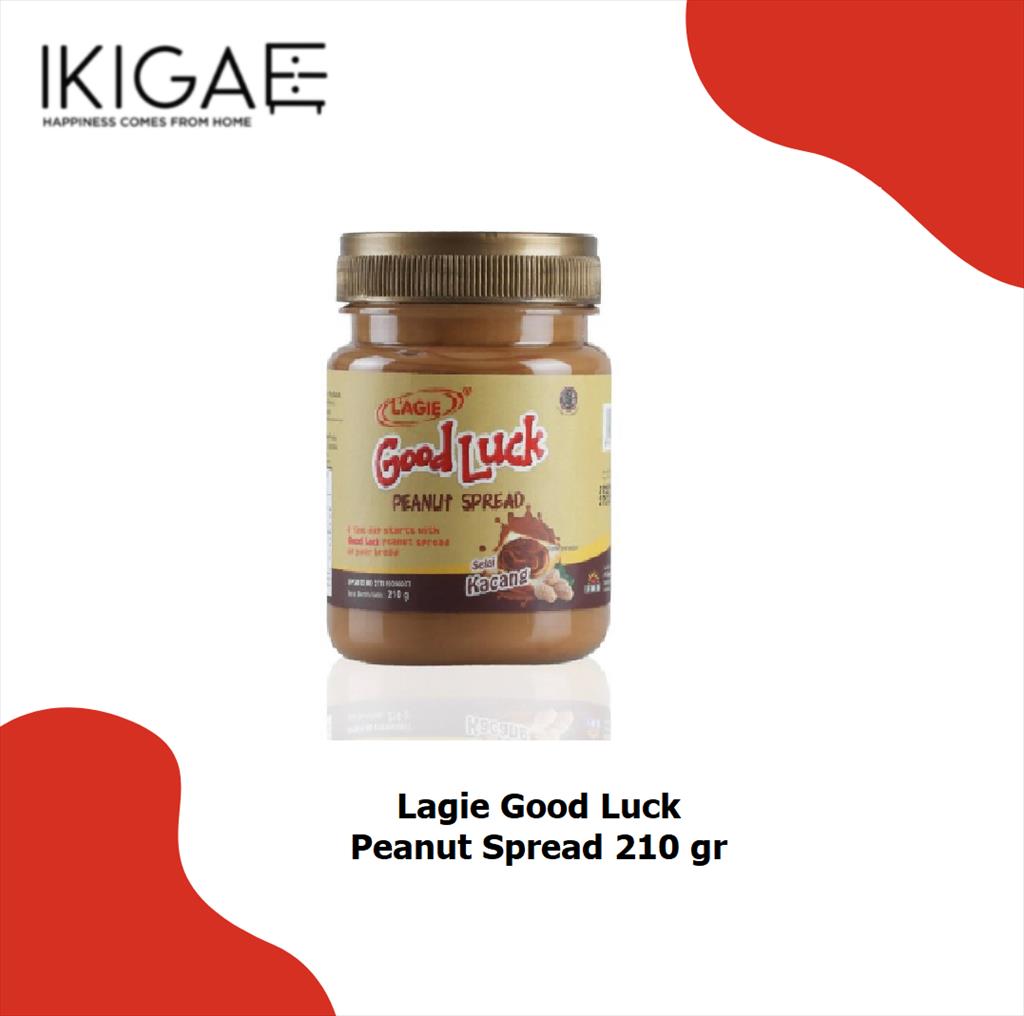 LAGIE SELAI KACANG GOOD LUCK / GOOD LUCK PEANUT SPREAD 210 GR | Lazada ...
