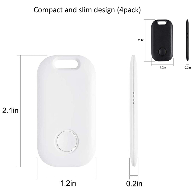 4 Pack Smart Key Finder Locator,Ultra-Thin GPS Tracking Device for Kids ...