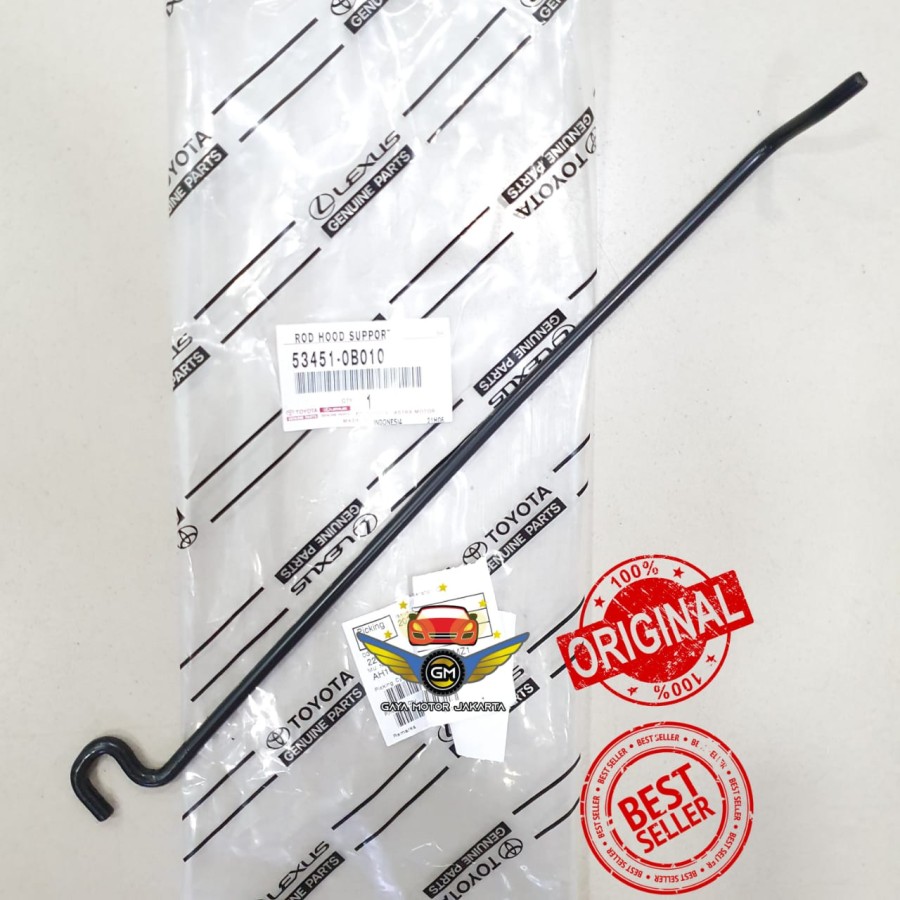 Tiang Penyangga Kap Mesin-Rod Hood Kijang 7K-Kijang Kapsul 53451-0B010 ...