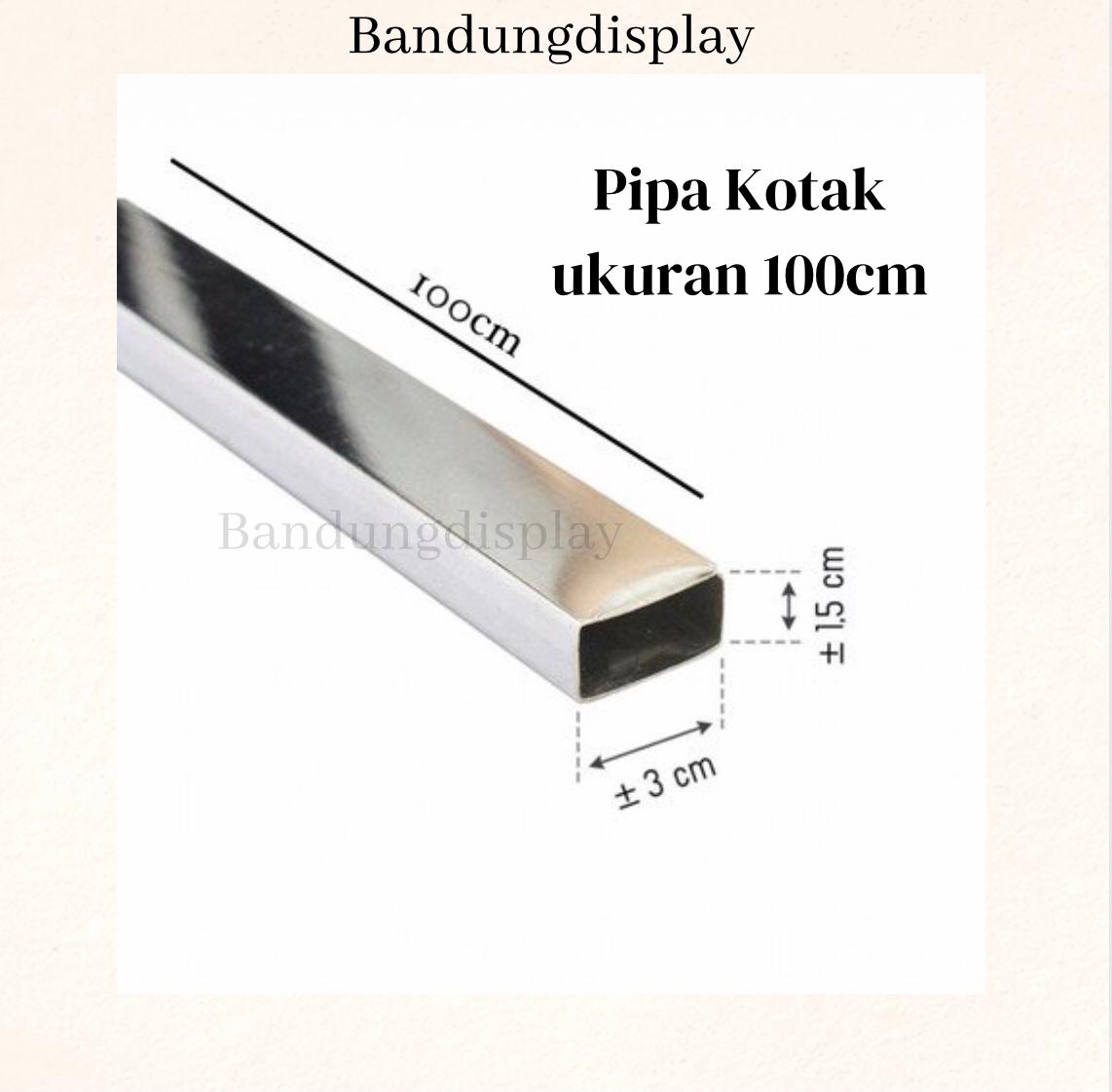 Pipa kotak atau Holo pipa kotak 1 meter | Lazada Indonesia