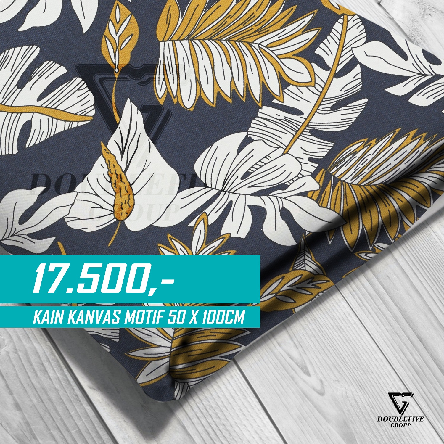 Supplier Kain Kanvas Motif Meteran 50 x 100 cm - NAMA MOTIF TROPIKAL ...