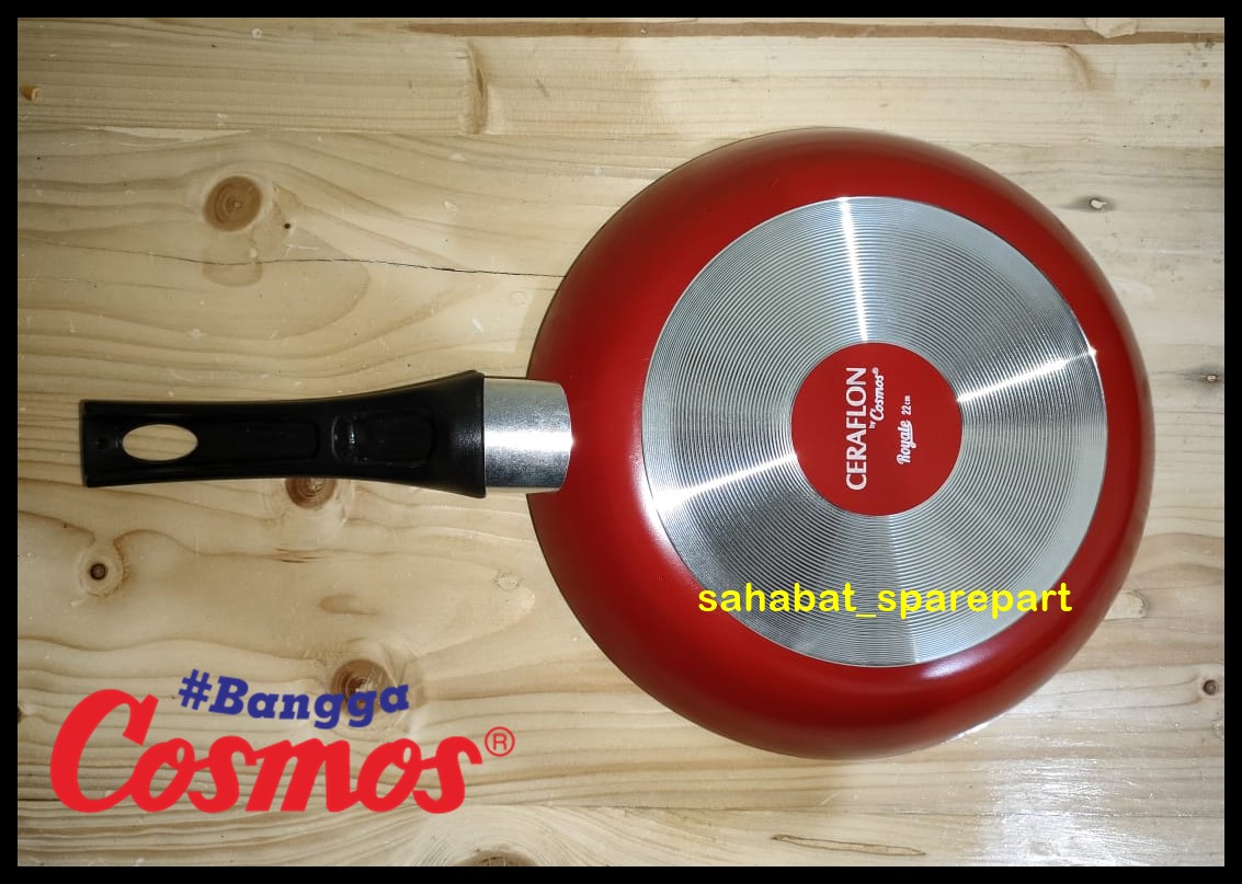 FRY PAN TEFLON PANCI PENGGORENGAN COSMOS CERAFLON 22 CM ORIGINAL ...