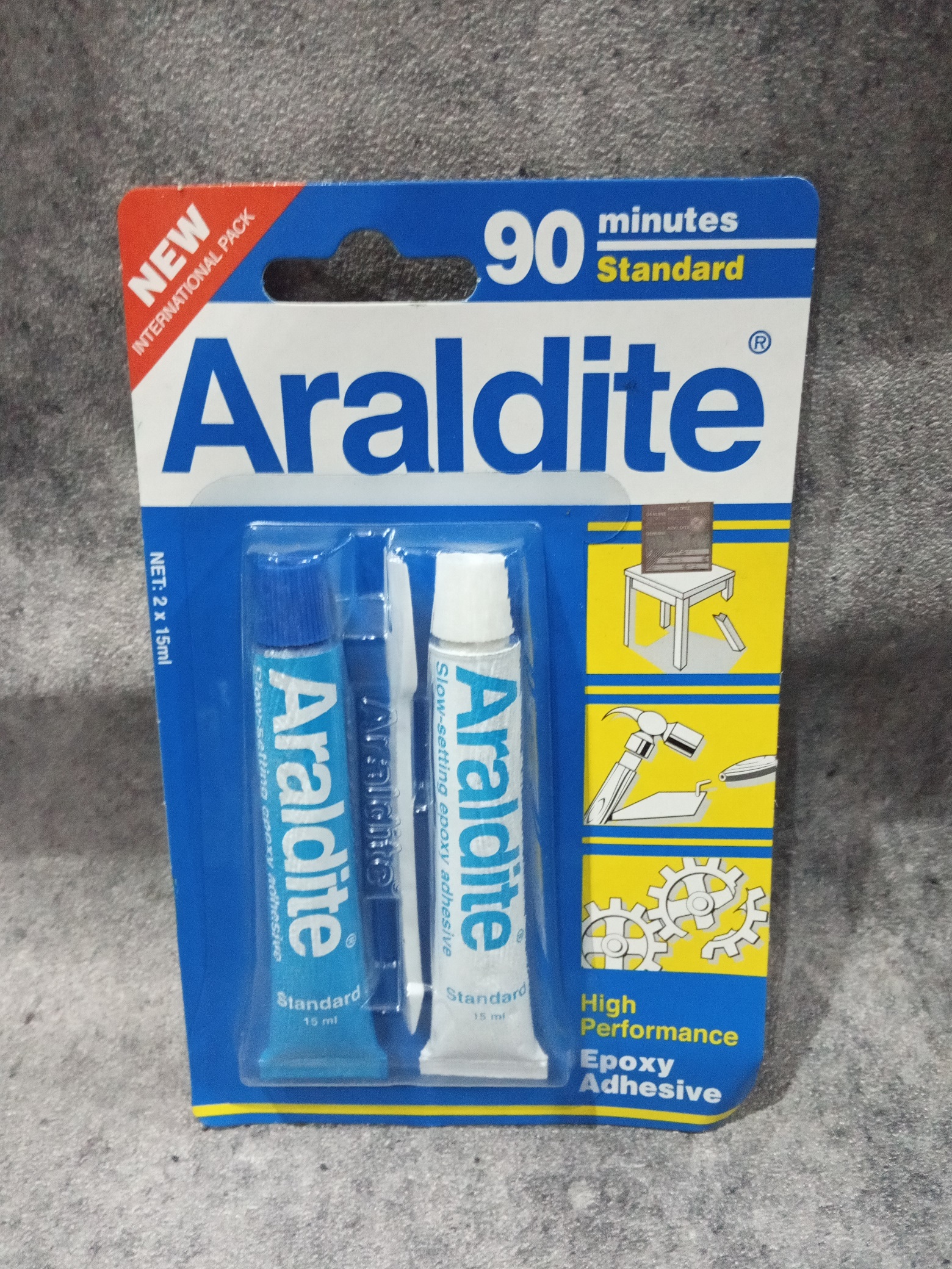 ARALDITE BIRU 90 menit araldite biru 30ml lem | Lazada Indonesia