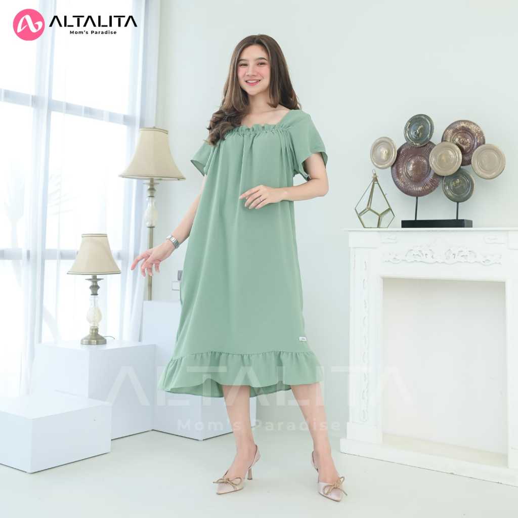 Altalita - Daster Polos Fuji Laura Cringkle Airflow Serut Dada Kekinian ... Altalita - Daster Polos Fuji Laura Cringkle Airflow Serut Dada Kekinian ...