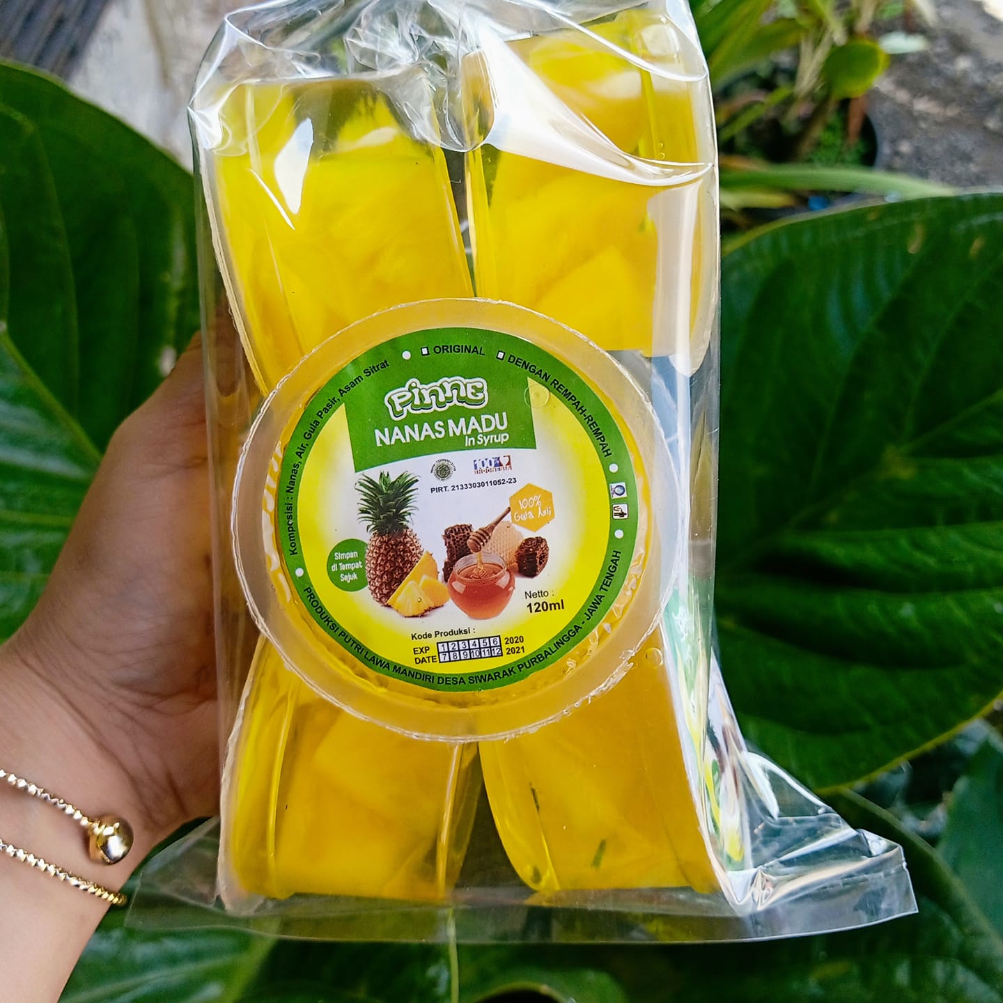 Pinne Minuman Manisan Nanas Madu Pilihan Khas Purbalingga Isi 6 Cup ...