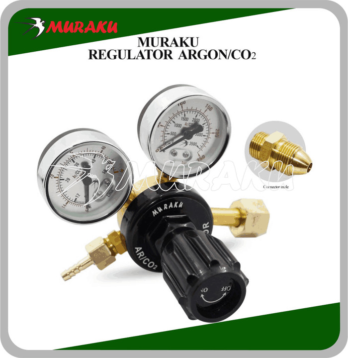 MURAKU Regulator 2in1 Argon + Co2 Las Mig Tig | Lazada Indonesia