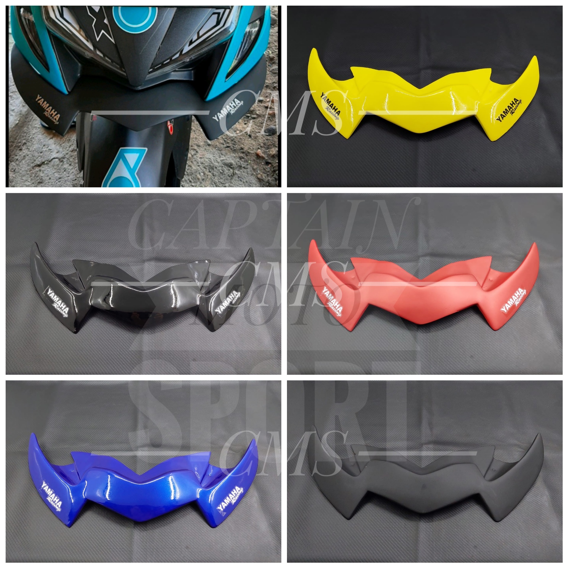 WINGLET BATMAN YAMAHA AEROX 155 OLD / LAMA WINGLET FIBER AEROX LAMA ...