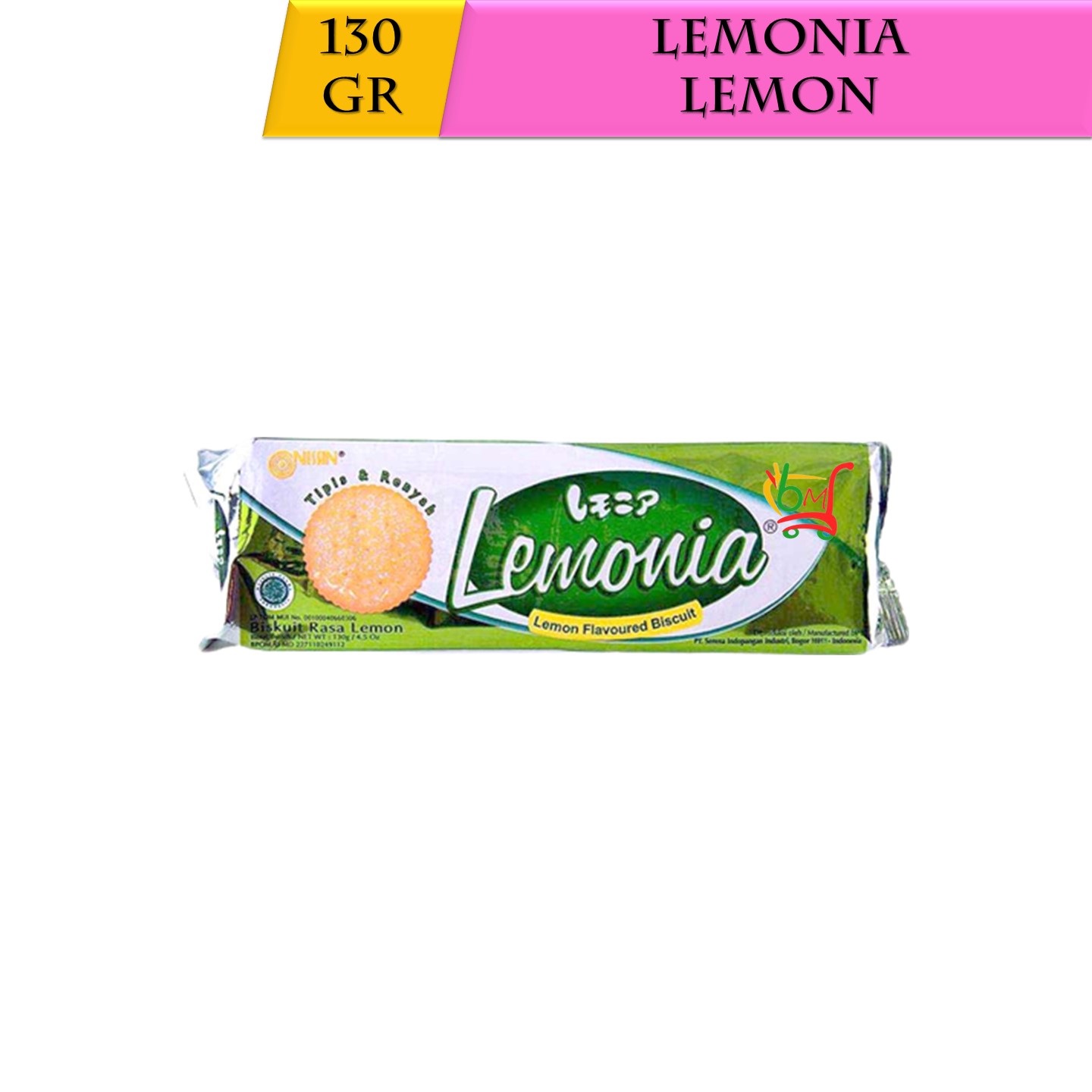 Lemonia Biskuit Lemon Taburan Gula Renyah dan Manis | Lazada Indonesia