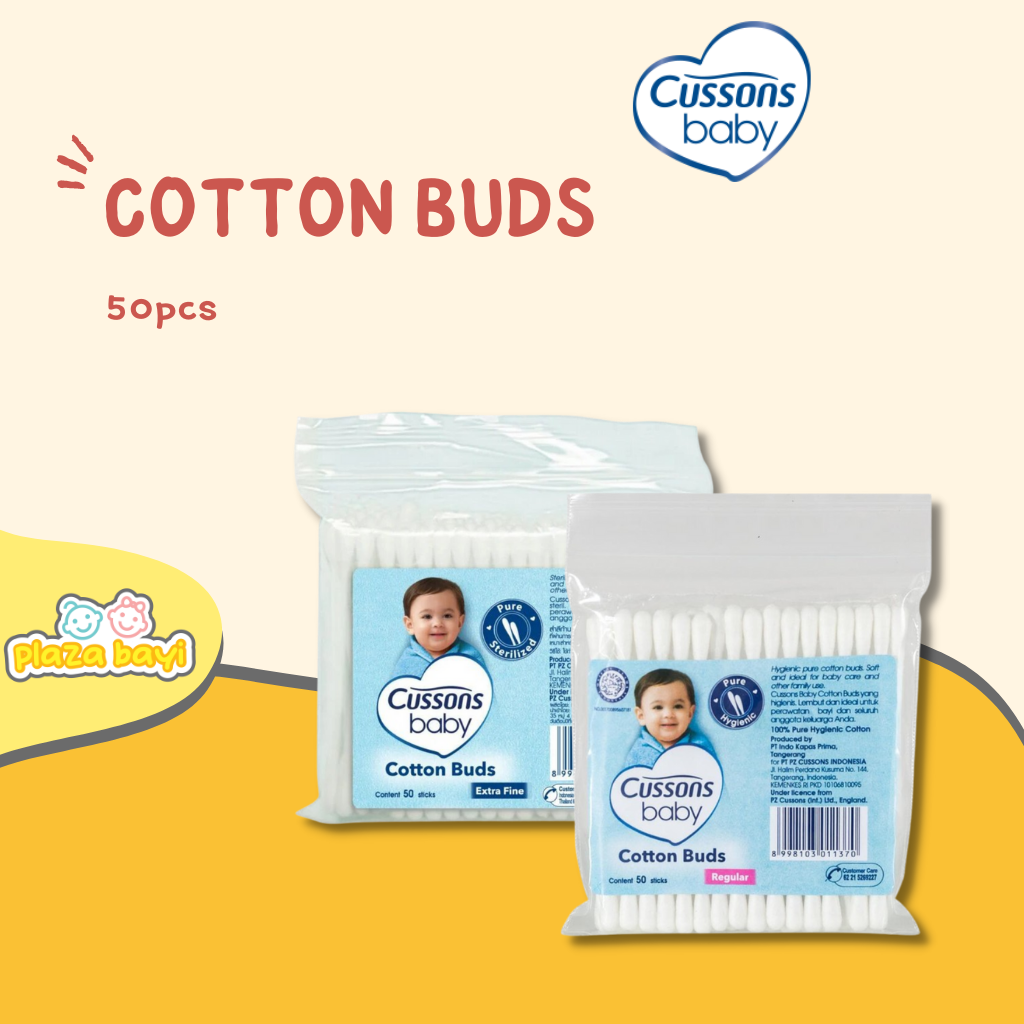 CUSSONS Cotton Buds REGULER / katenbat 50 PCS | Lazada Indonesia
