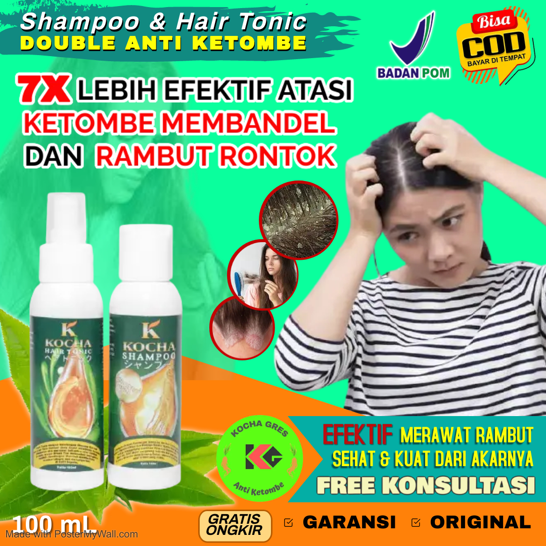 Shampo Anti Ketombe Berkerak Gatal Parah Penyubur Rambut Rontok Paling Ampuh Kocha Shampoo Anti ...